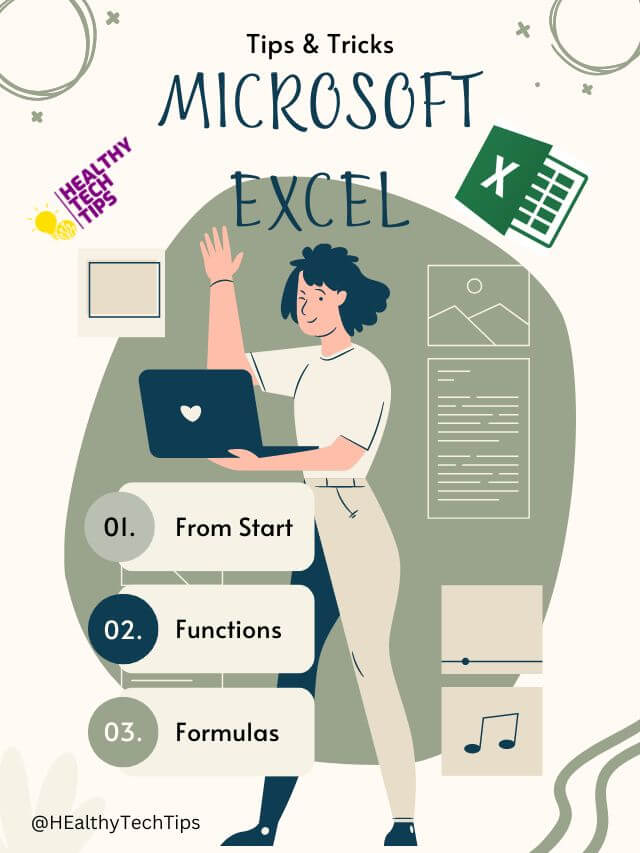 Excel Tips And Tricks Basics And Functions Healthy Tech Tips 3441